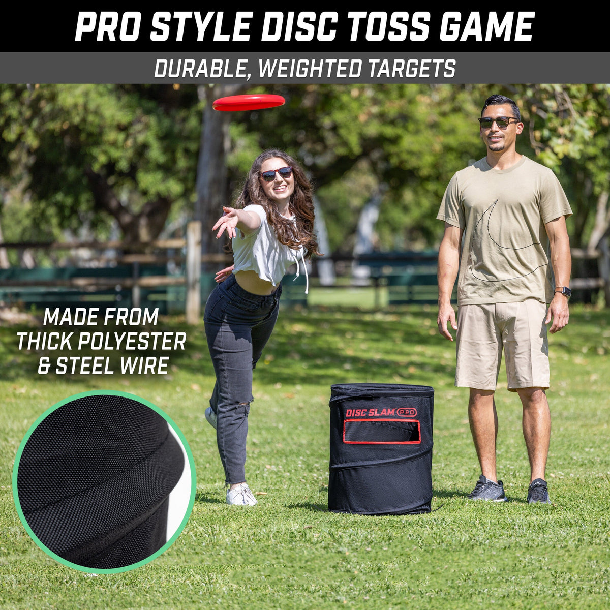 GoSports Disc Slam PRO Disc Toss Game - Outdoor Yard and Beach Party G ...