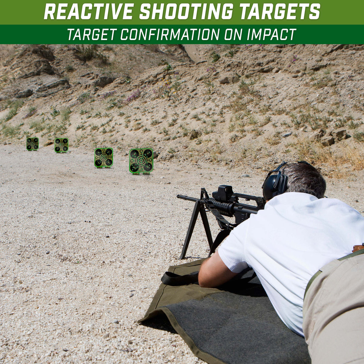 GoSports Outdoors Terrain Targets, Reactive Multi-Targets for Shooting ...